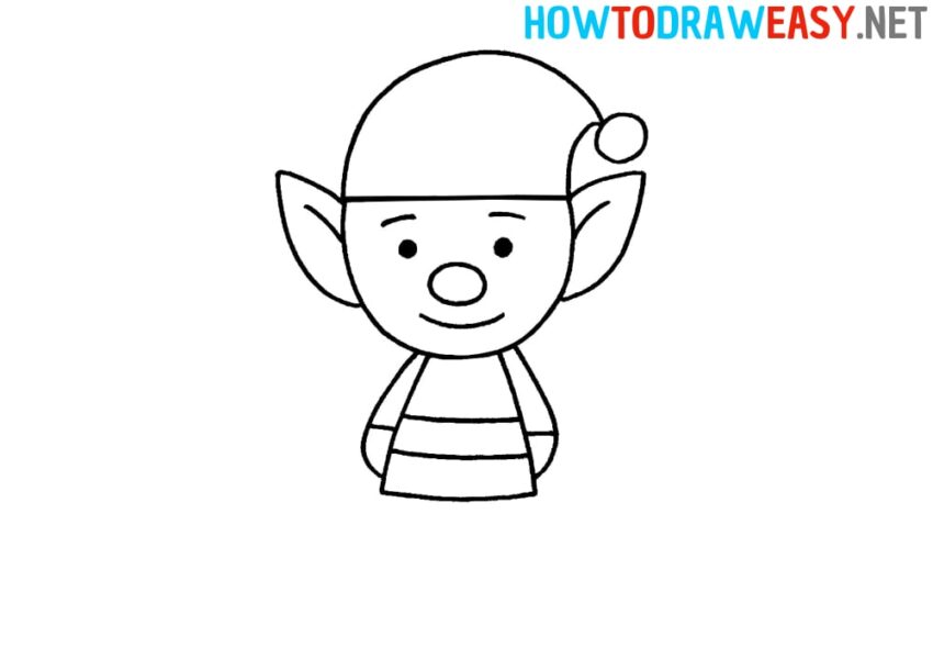 How to Draw an Elf for Kids - How to Draw Easy