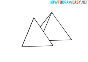 How to Draw Pyramids for Kids - How to Draw Easy