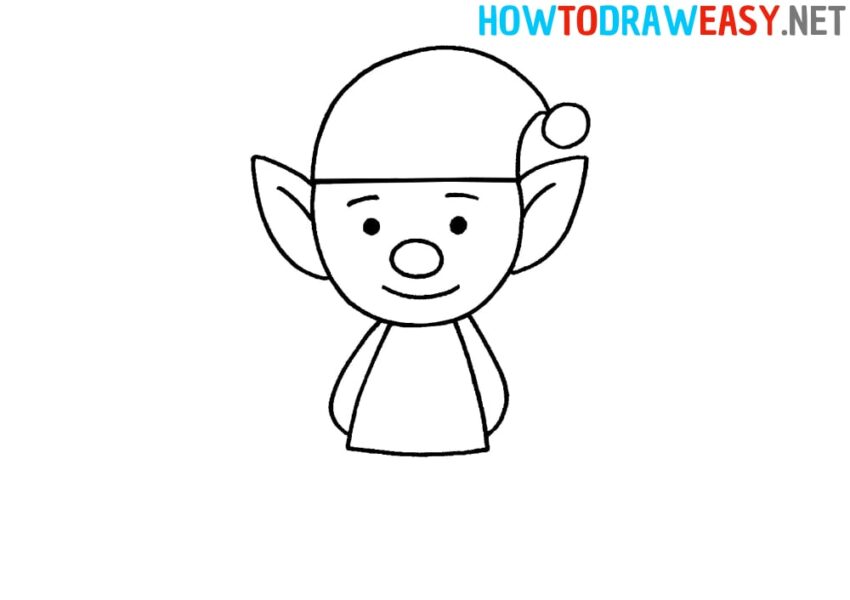 How to Draw an Elf for Kids - How to Draw Easy