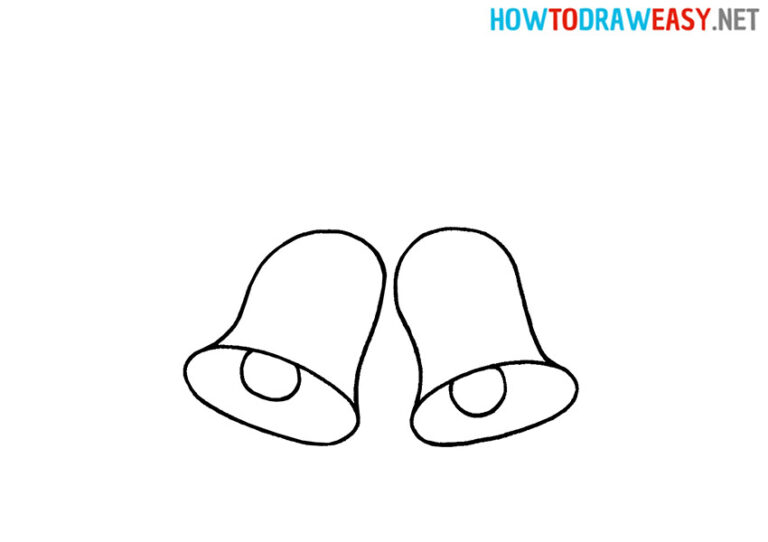 How to Draw Christmas Bells for Kids - How to Draw Easy