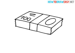 How to Draw a Stack of Money for Kids - How to Draw Easy