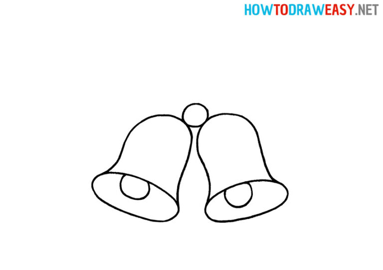 How to Draw Christmas Bells for Kids - How to Draw Easy
