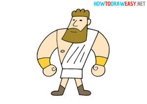 How to Draw Hercules for Kids - How to Draw Easy