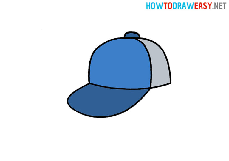 How to Draw a Cap for Kids - How to Draw Easy