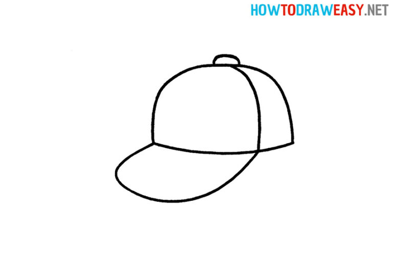 How to Draw a Cap for Kids - How to Draw Easy