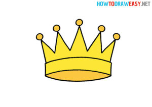 How to Draw a Crown for Kids - How to Draw Easy