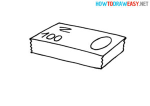 How to Draw a Stack of Money for Kids - How to Draw Easy