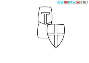 How to Draw a Crusader for Kids - How to Draw Easy