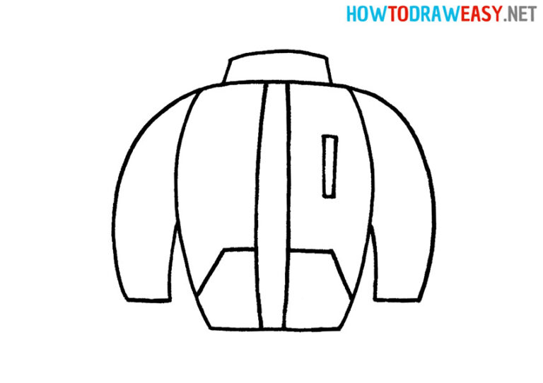 How to Draw a Jacket for Kids - How to Draw Easy