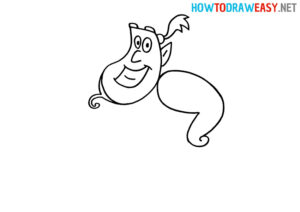 How to Draw Genie for Kids - How to Draw Easy