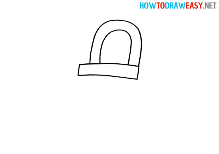 How to Draw a Lock for Kids - How to Draw Easy