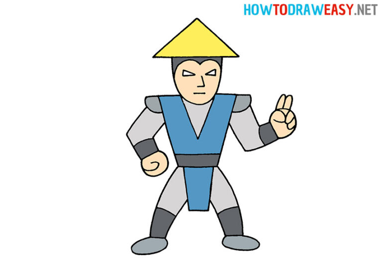 How to Draw Raiden for Kids - How to Draw Easy