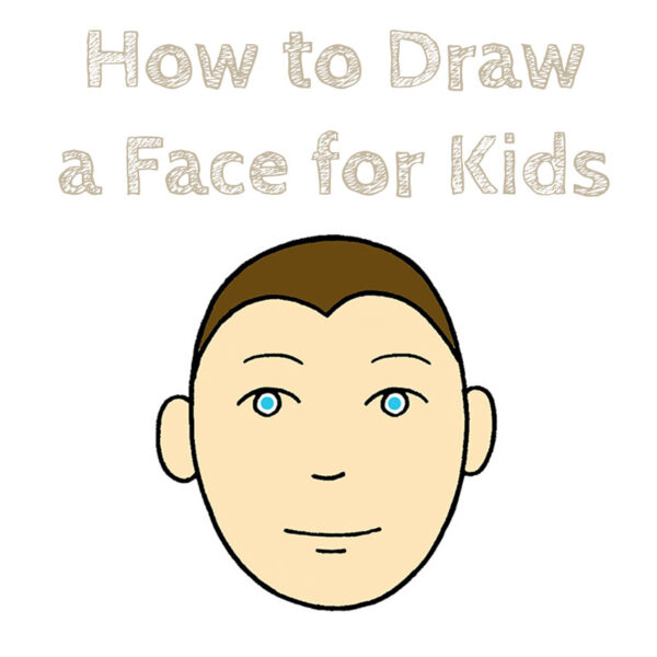 How to Draw a Face for Kids - How to Draw Easy