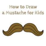 How to Draw a Mustache for Kids - How to Draw Easy