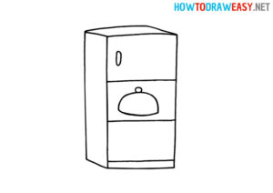 How to Draw a Fridge for Kids - How to Draw Easy
