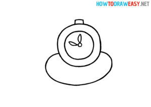 How to Draw a Wrist Watch for Kids - How to Draw Easy