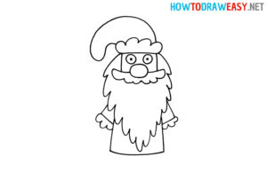 How to Draw Ded Moroz for Kids - How to Draw Easy