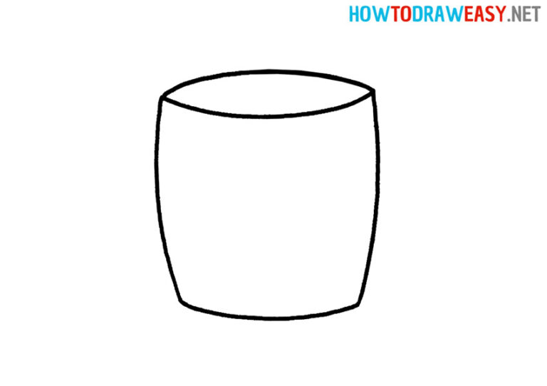 How to Draw a Mug for Kids - How to Draw Easy