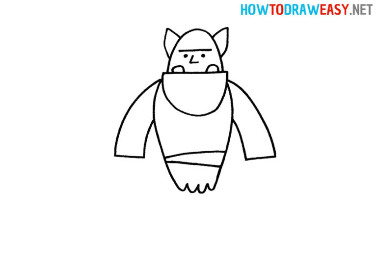How to Draw an Orc for Kids - How to Draw Easy
