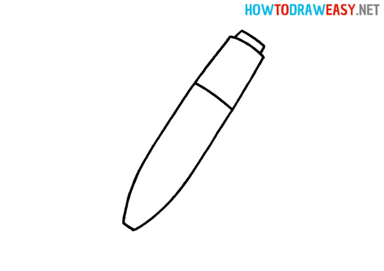 How to Draw a Pen for Kids - How to Draw Easy