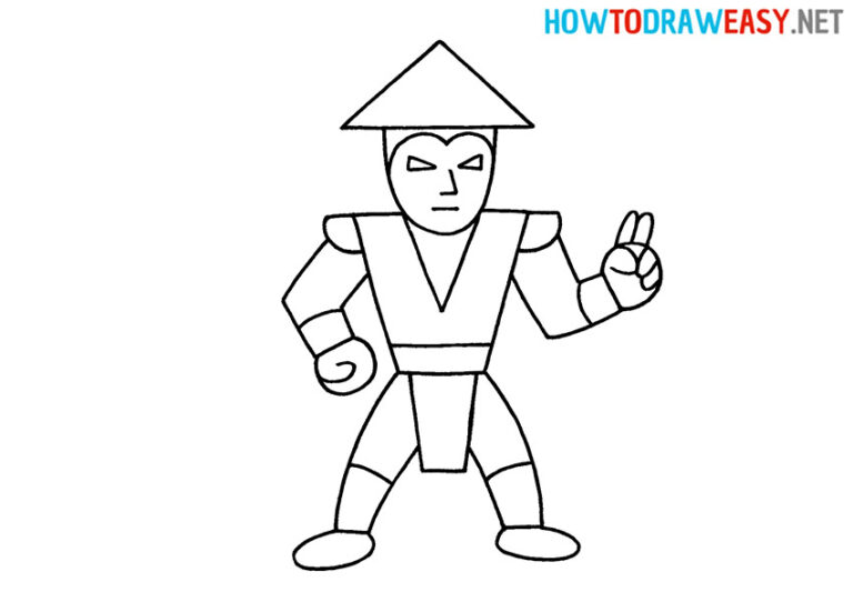 How to Draw Raiden for Kids - How to Draw Easy