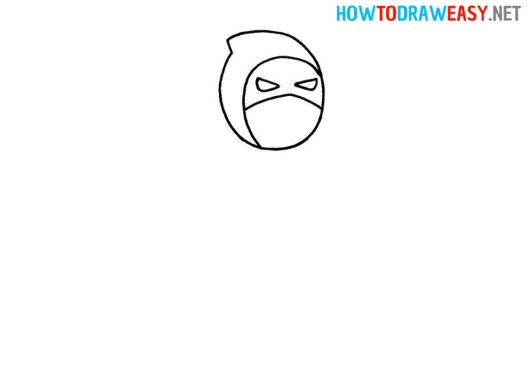 How to Draw Scorpion from MK for Kids - How to Draw Easy