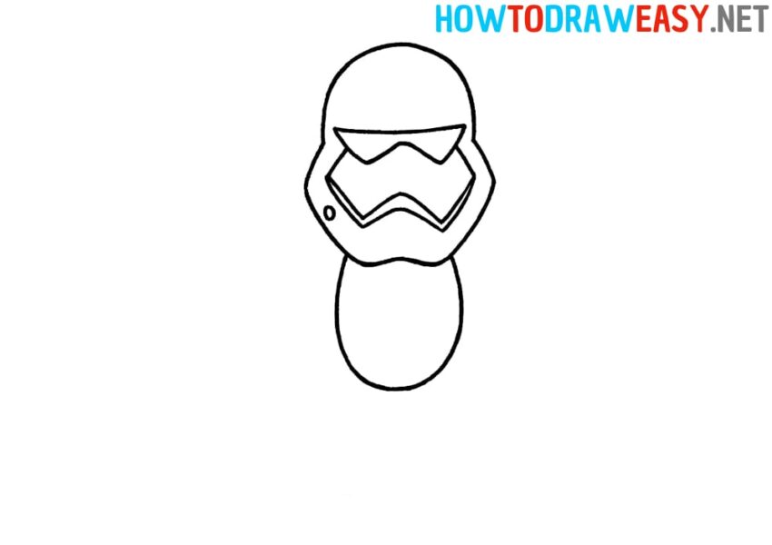 How to Draw a Stormtrooper for Kids - How to Draw Easy