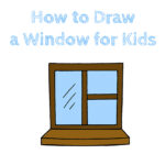 How to Draw a Window for Kids - How to Draw Easy