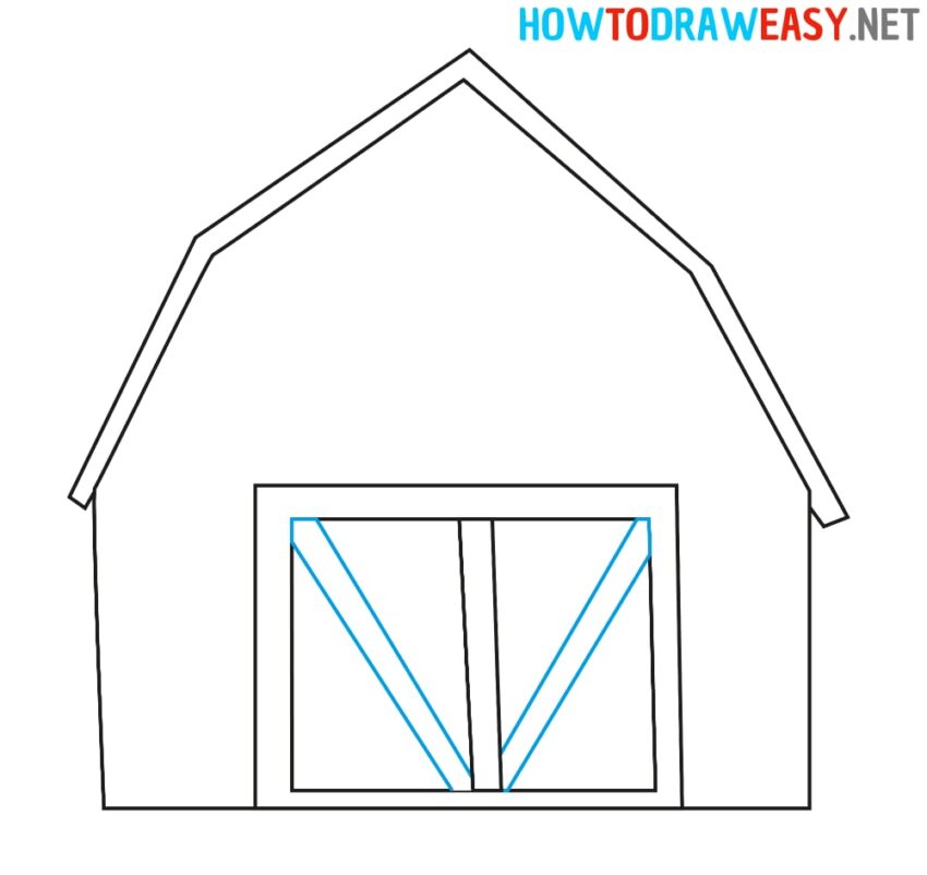 How to Draw a Barn Easy - How to Draw Easy