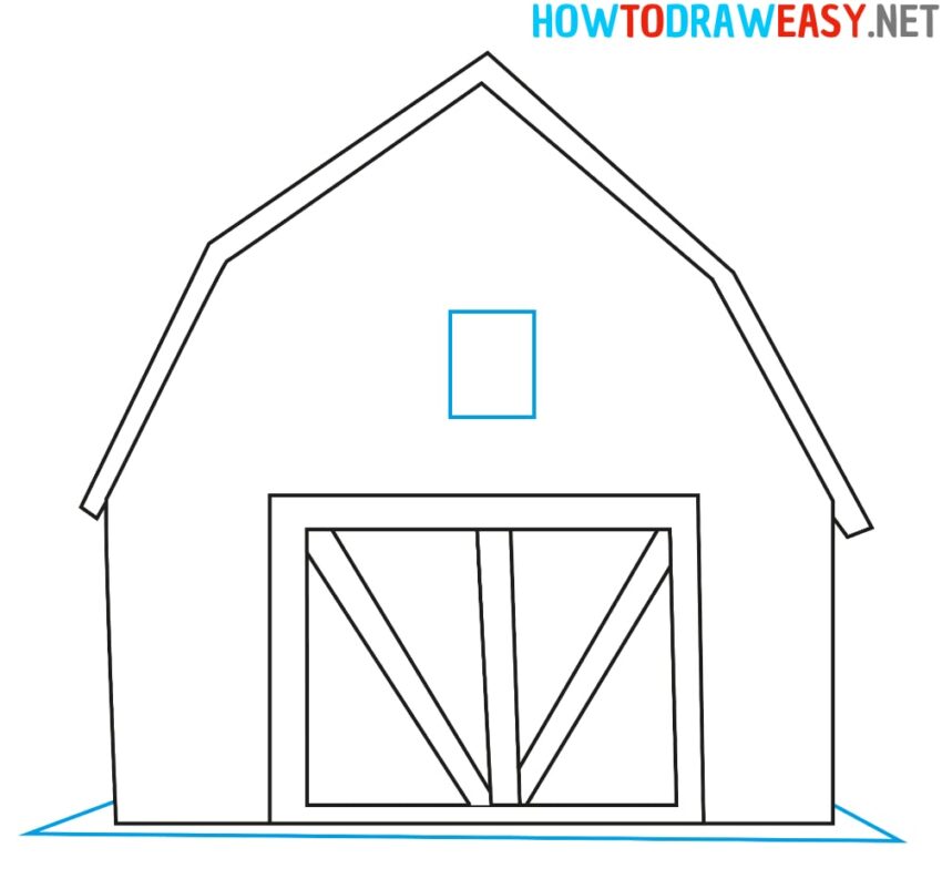 How to Draw a Barn Easy - How to Draw Easy