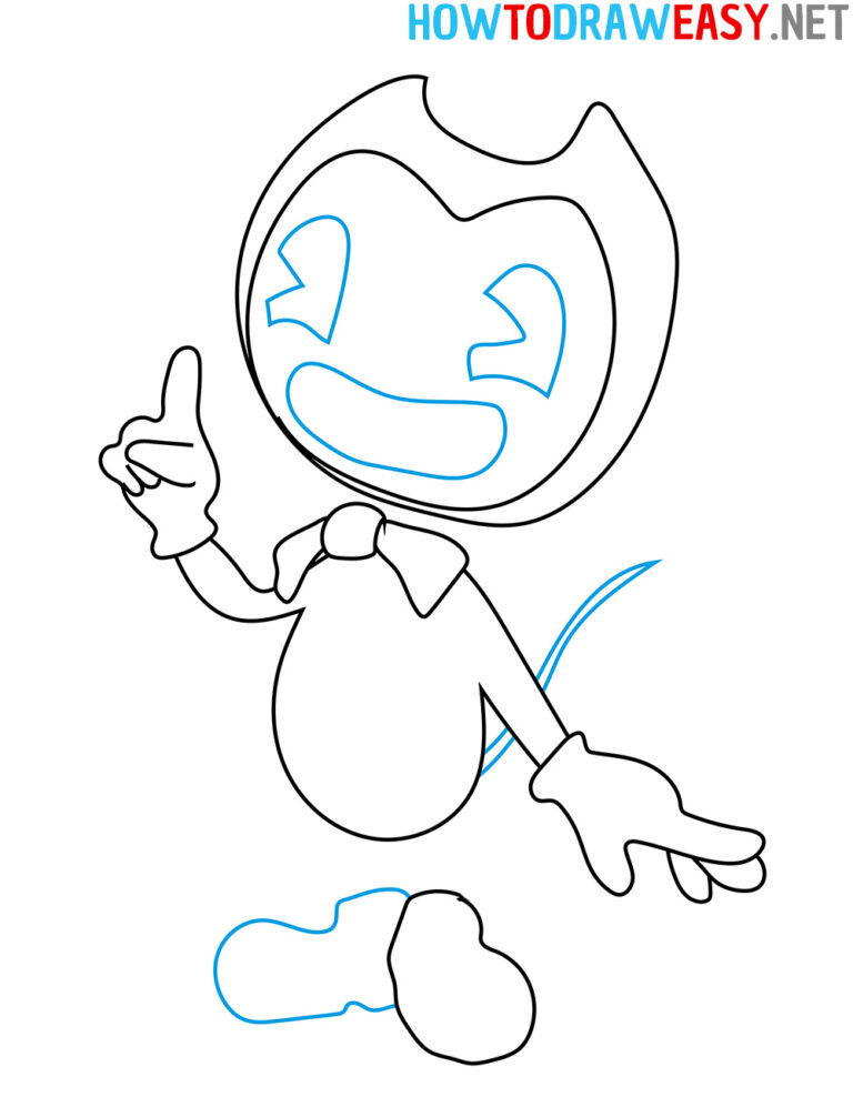 How to Draw Bendy Easy - How to Draw Easy