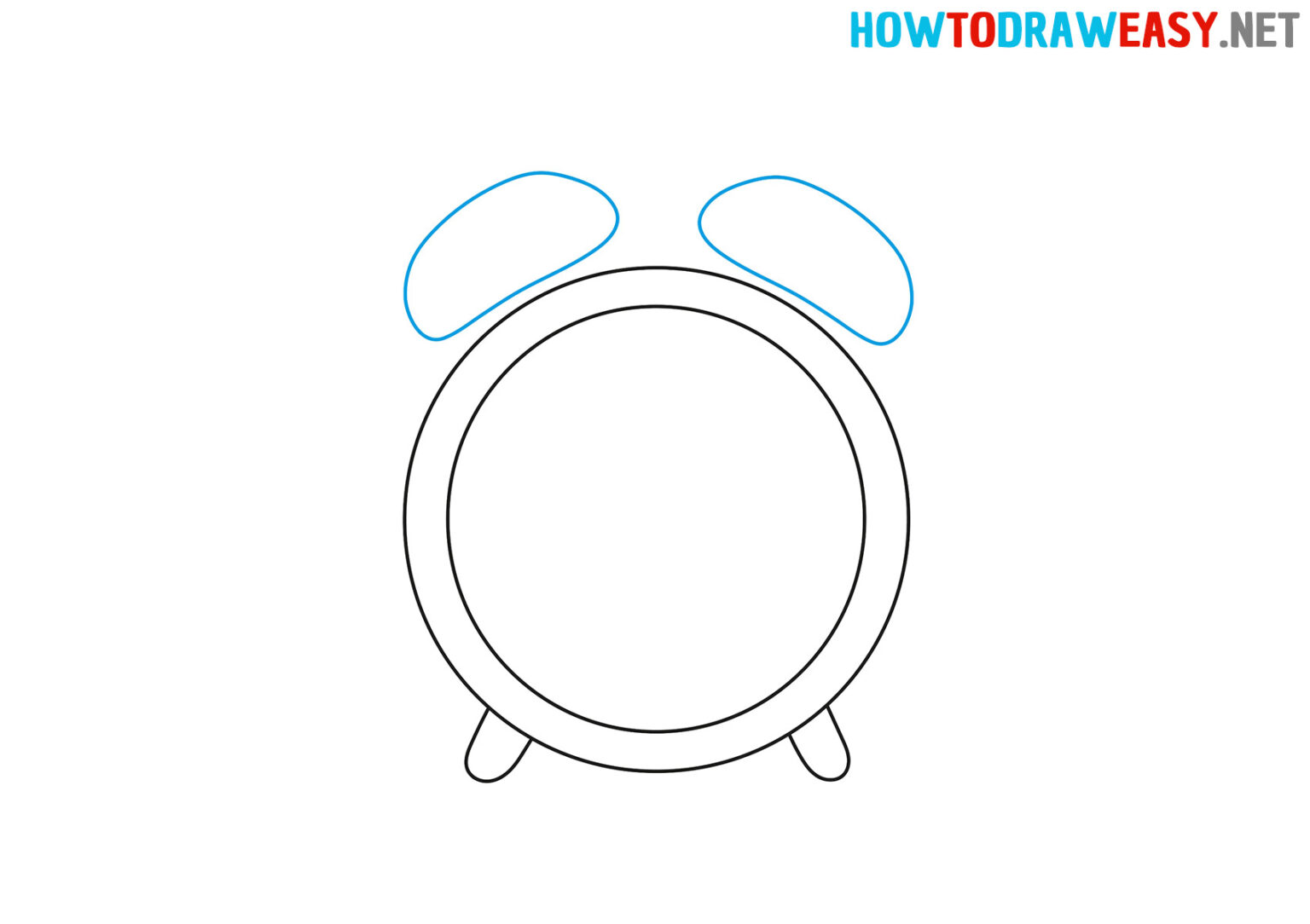 How to Draw an Alarm Clock - How to Draw Easy