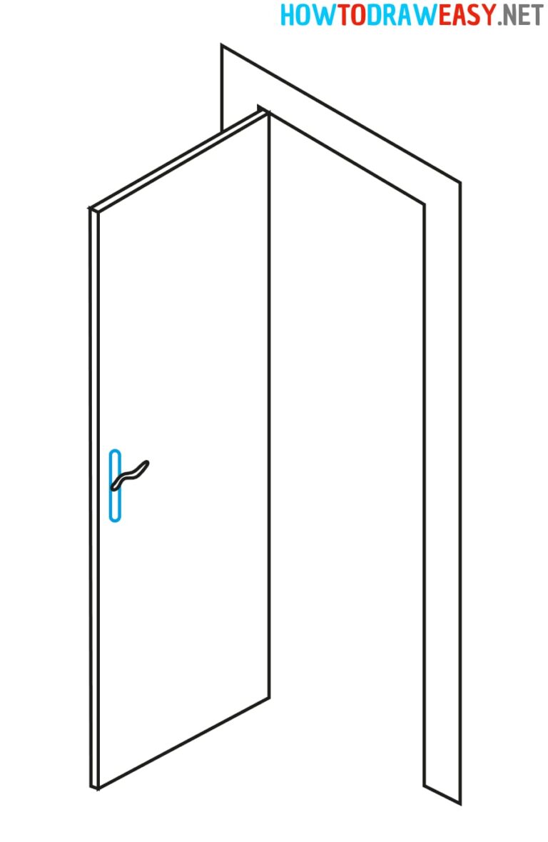 How to Draw a Door Easy - How to Draw Easy