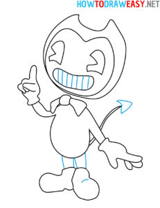How to Draw Bendy Easy - How to Draw Easy