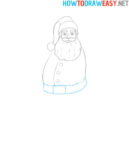 Santa Claus Drawing Tutorial - How to Draw Easy