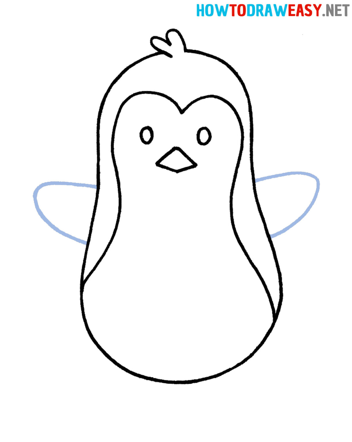 How to Draw a Penguin - How to Draw Easy