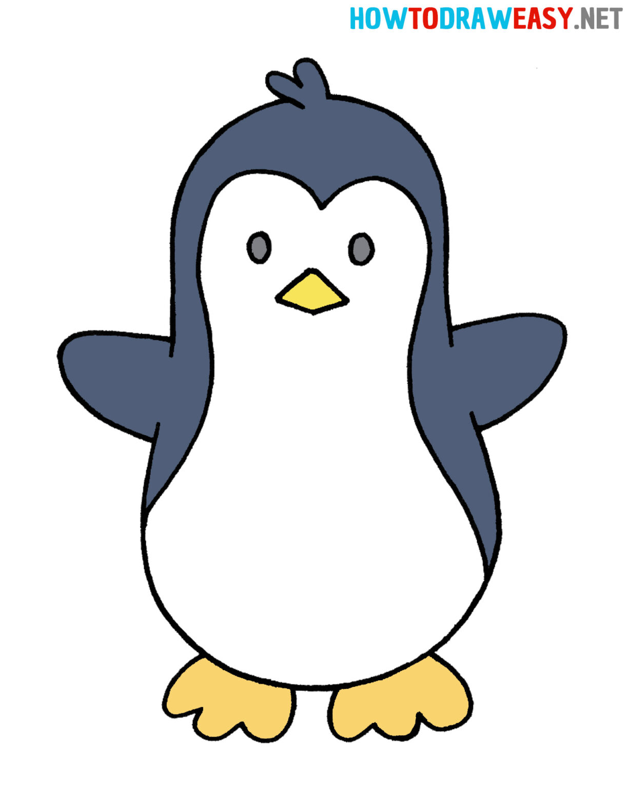 How to Draw a Penguin - How to Draw Easy