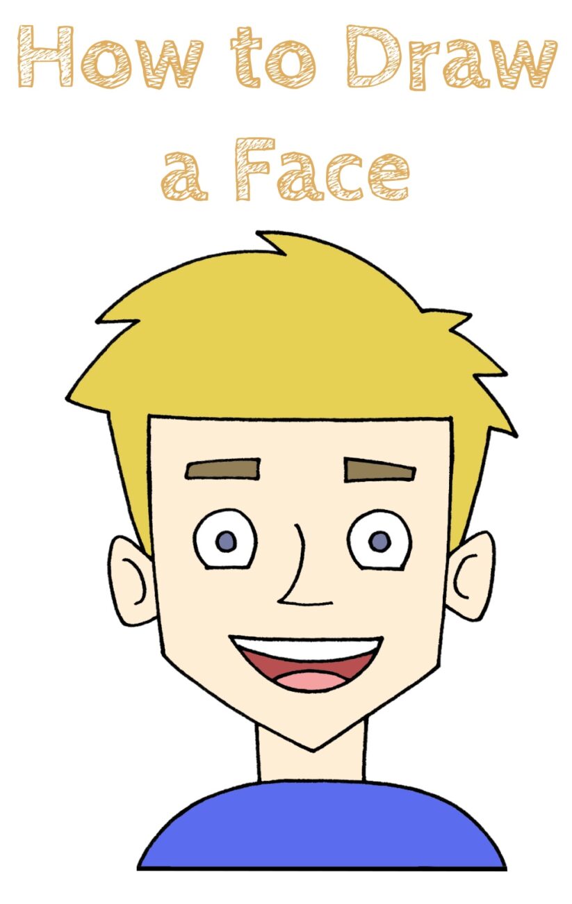 How to Draw a Face Step by Step - How to Draw Easy