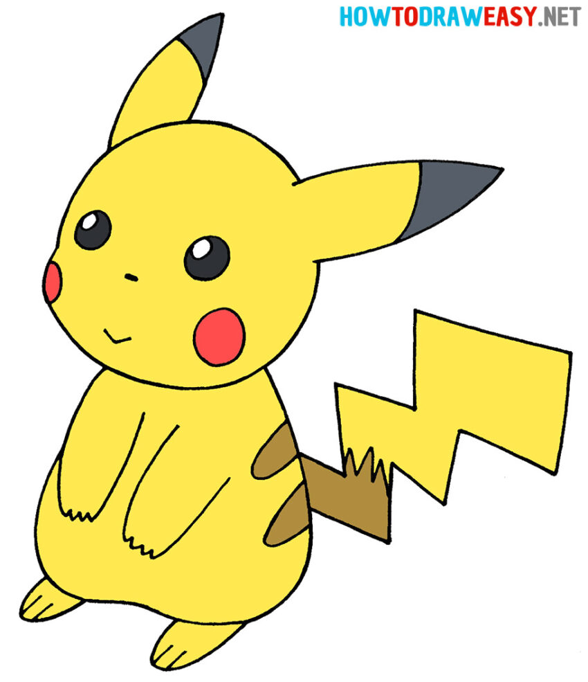 How to Draw Pikachu - How to Draw Easy