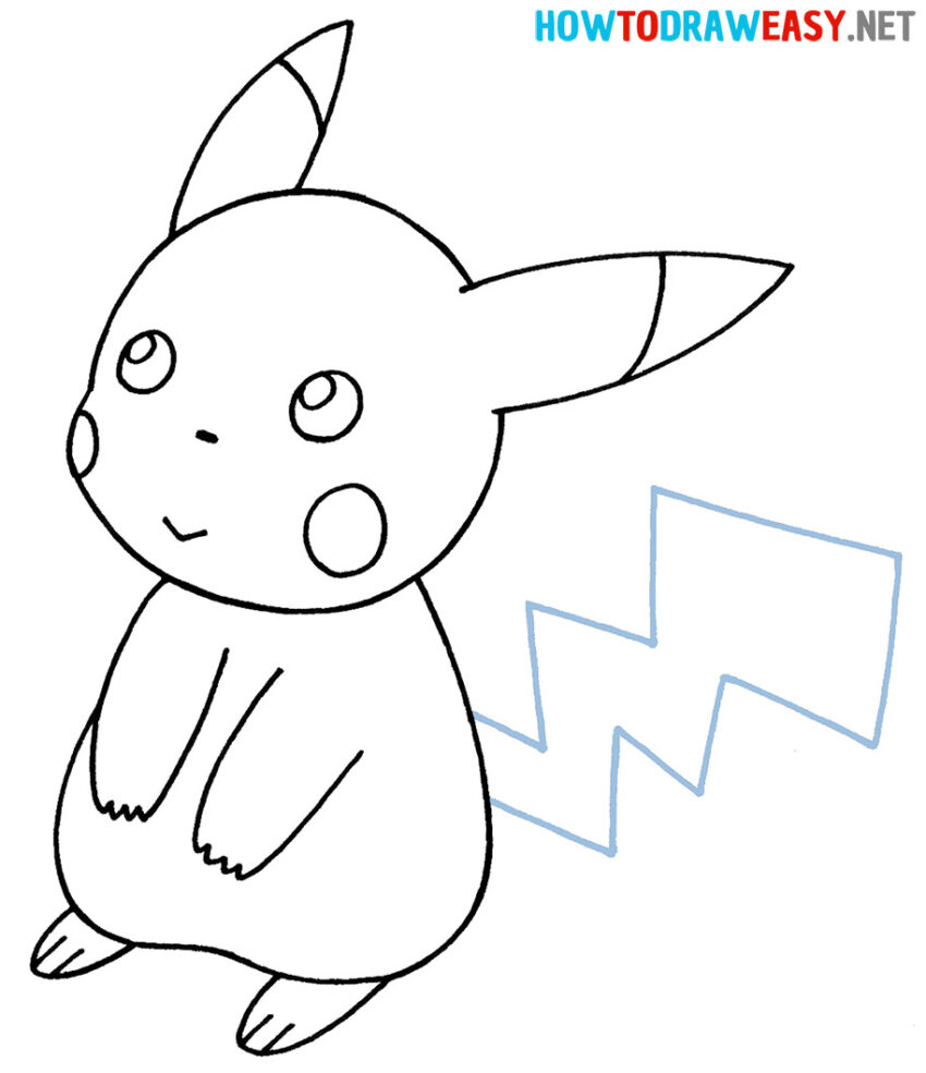 How to Draw Pikachu - How to Draw Easy