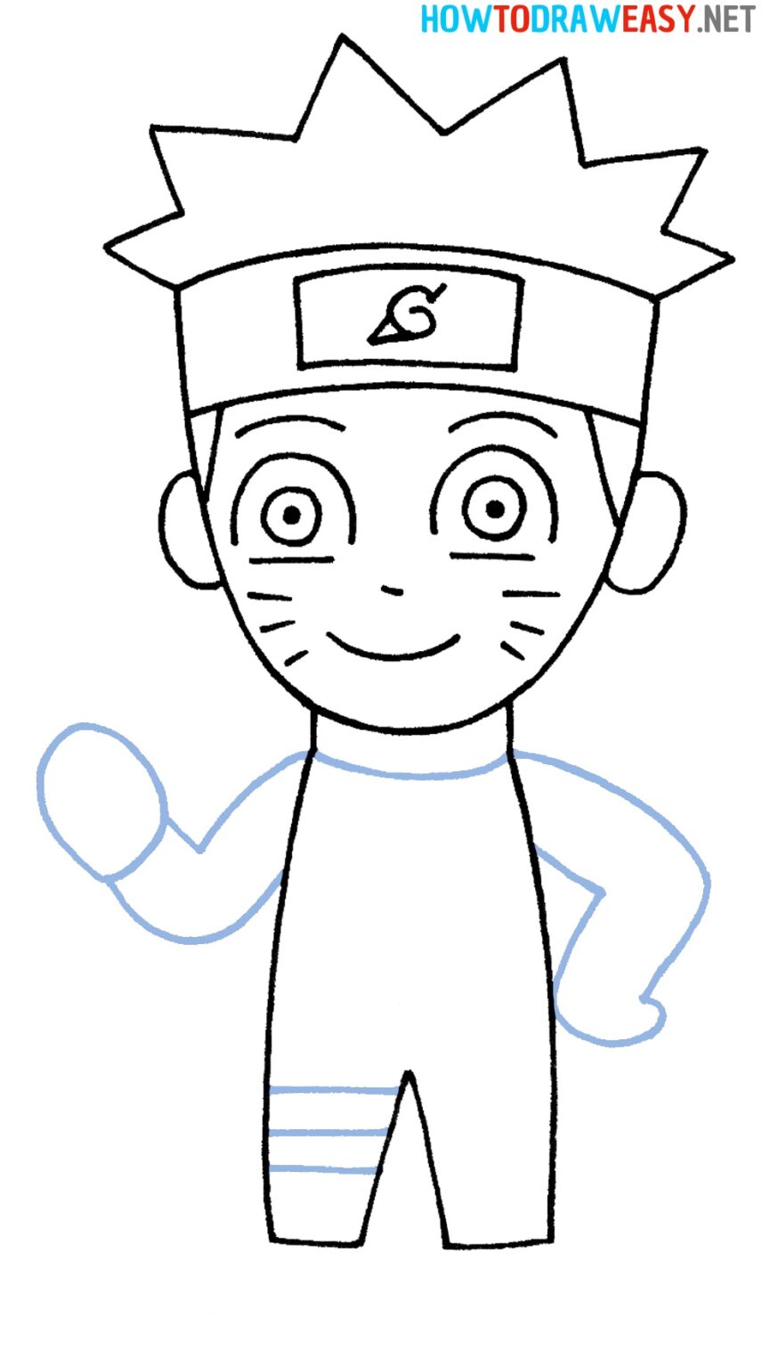 How to Draw Naruto Step by Step - How to Draw Easy