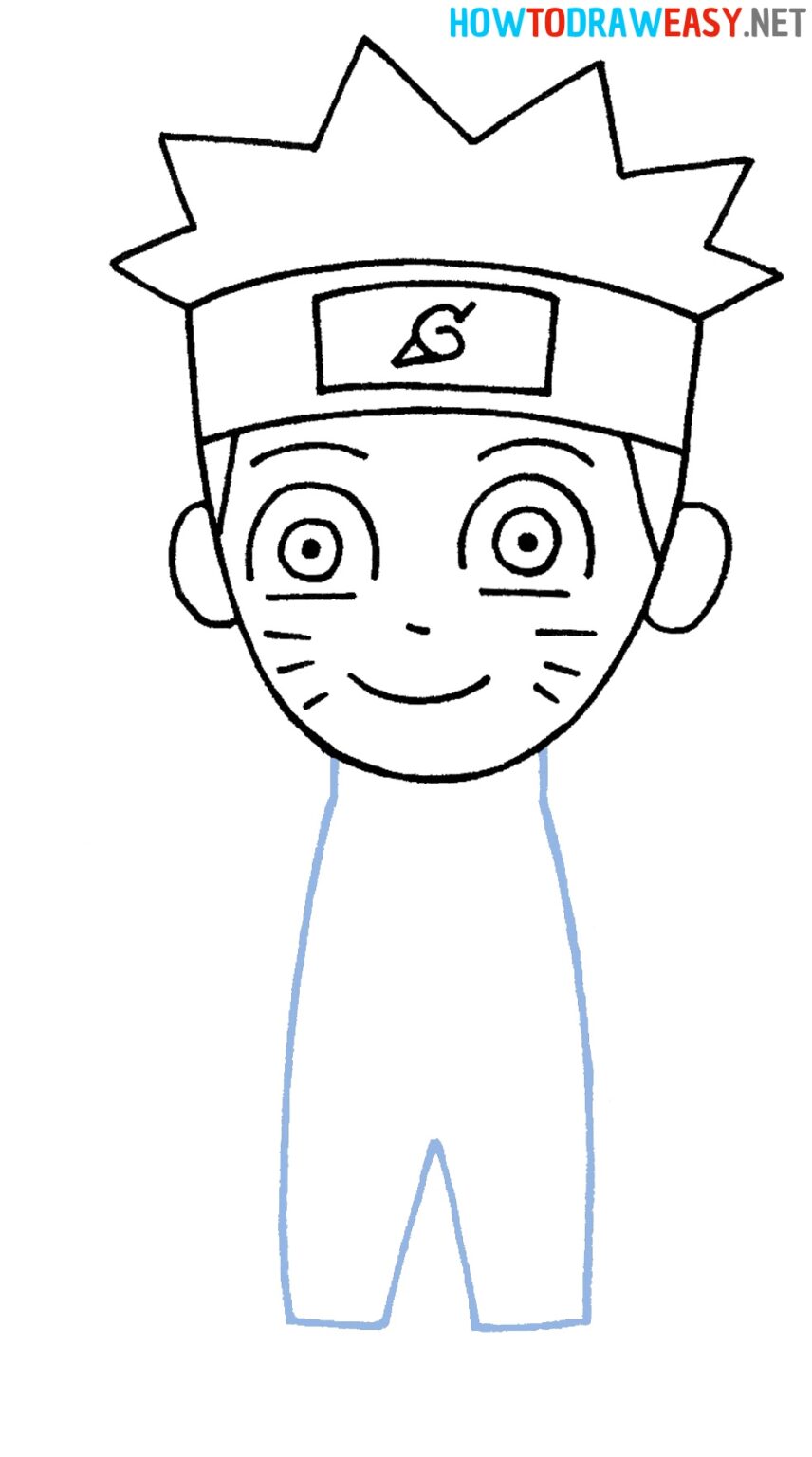 How to Draw Naruto Step by Step - How to Draw Easy