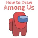 How to Draw Among Us Character - How to Draw Easy