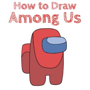 How to Draw Among Us Character - How to Draw Easy