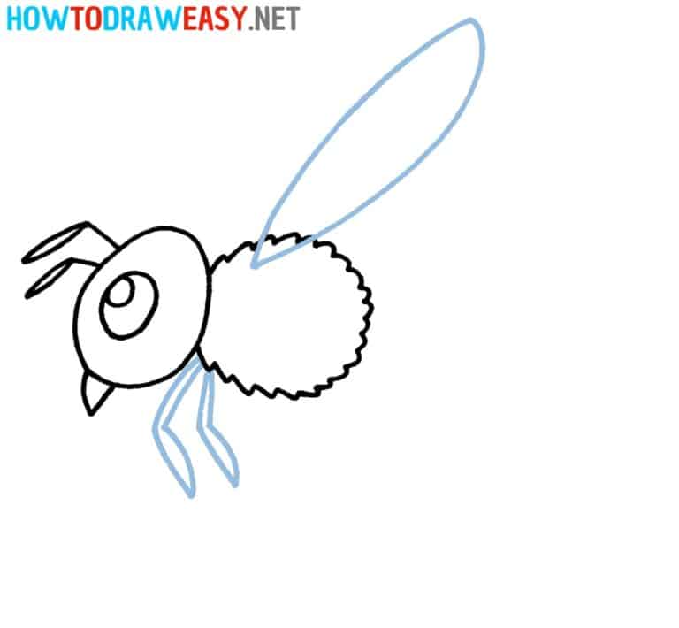 How to Draw a Bee - How to Draw Easy