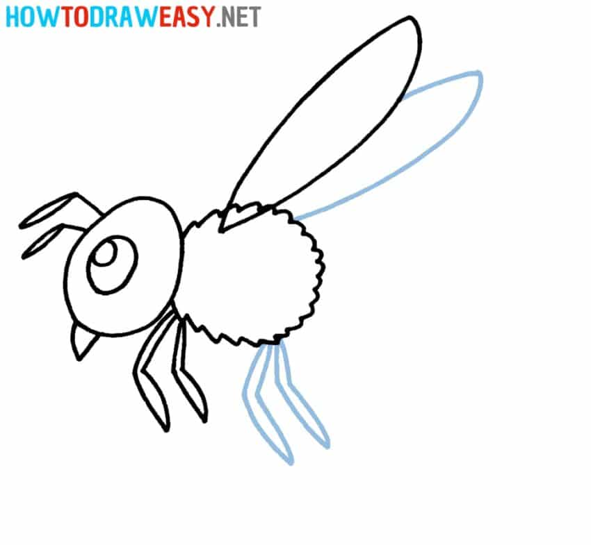 How to Draw a Bee - How to Draw Easy