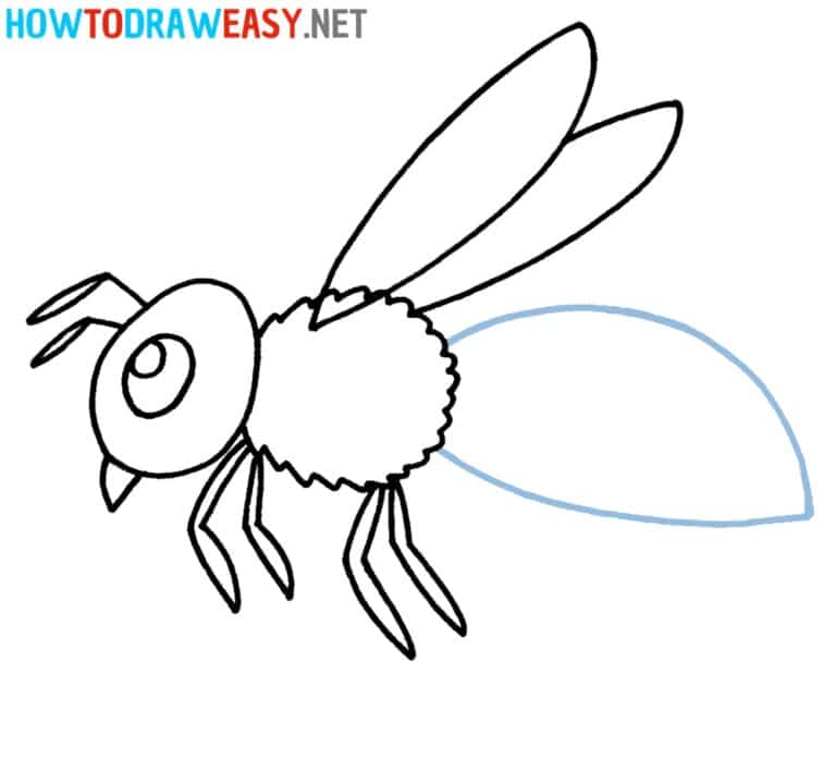 How to Draw a Bee - How to Draw Easy