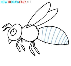 How to Draw a Bee - How to Draw Easy