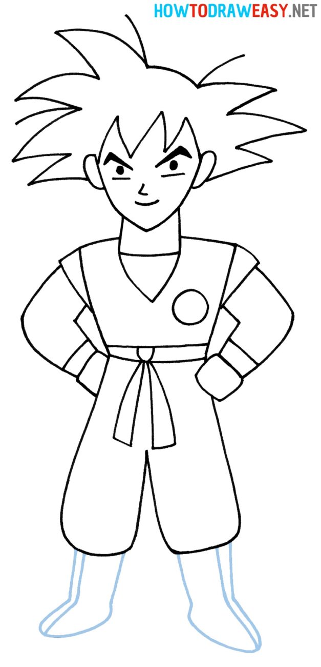 How to Draw Goku - How to Draw Easy