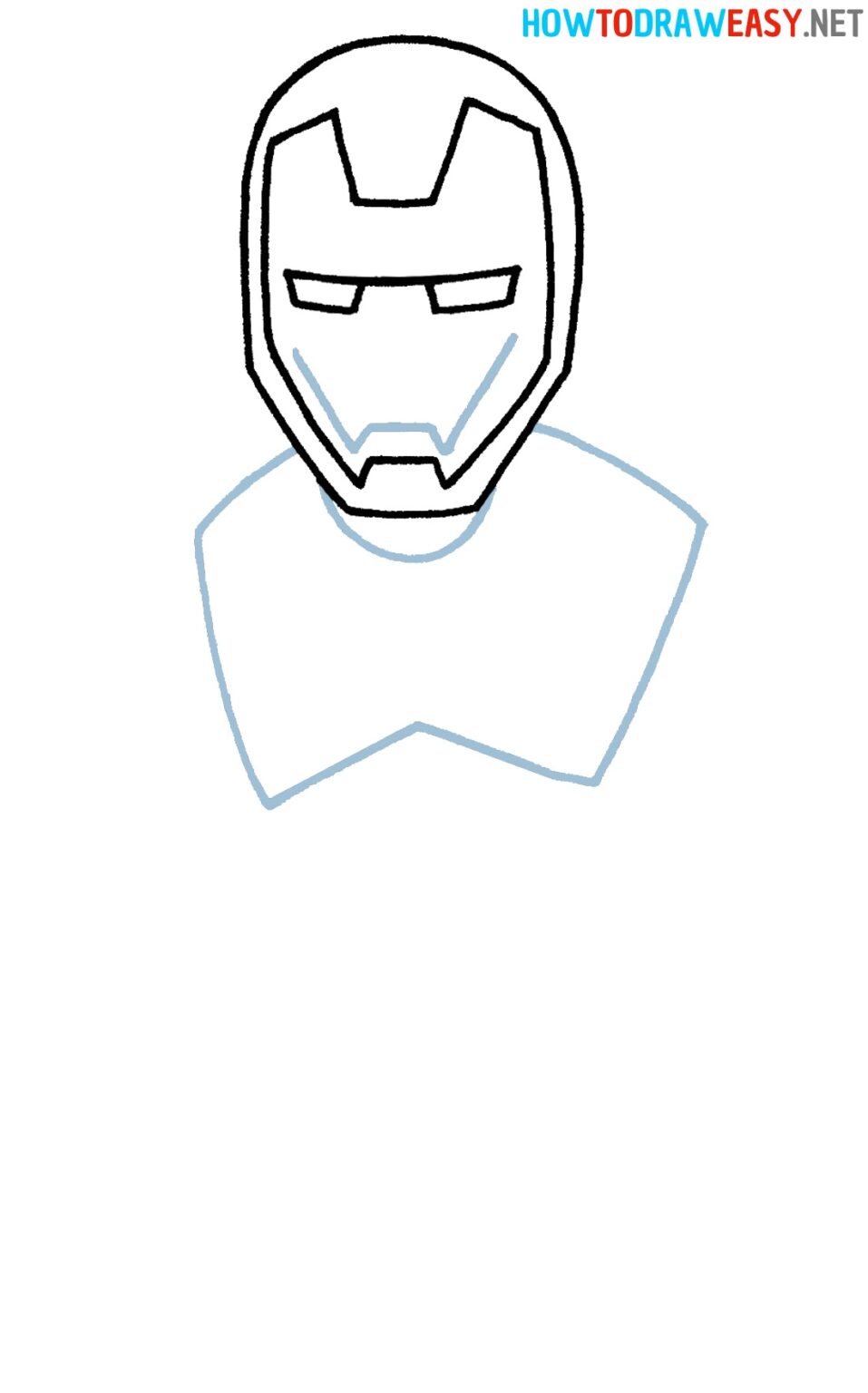 How to Draw Iron Man Step by Step - How to Draw Easy